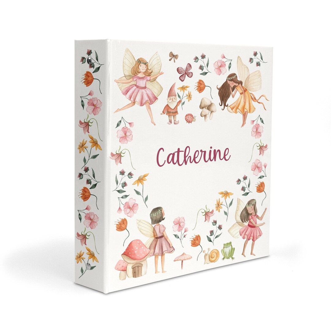 Fairy Fairies Woodland 3 Ring Binder 2" Personalized Custom Gift Back ...