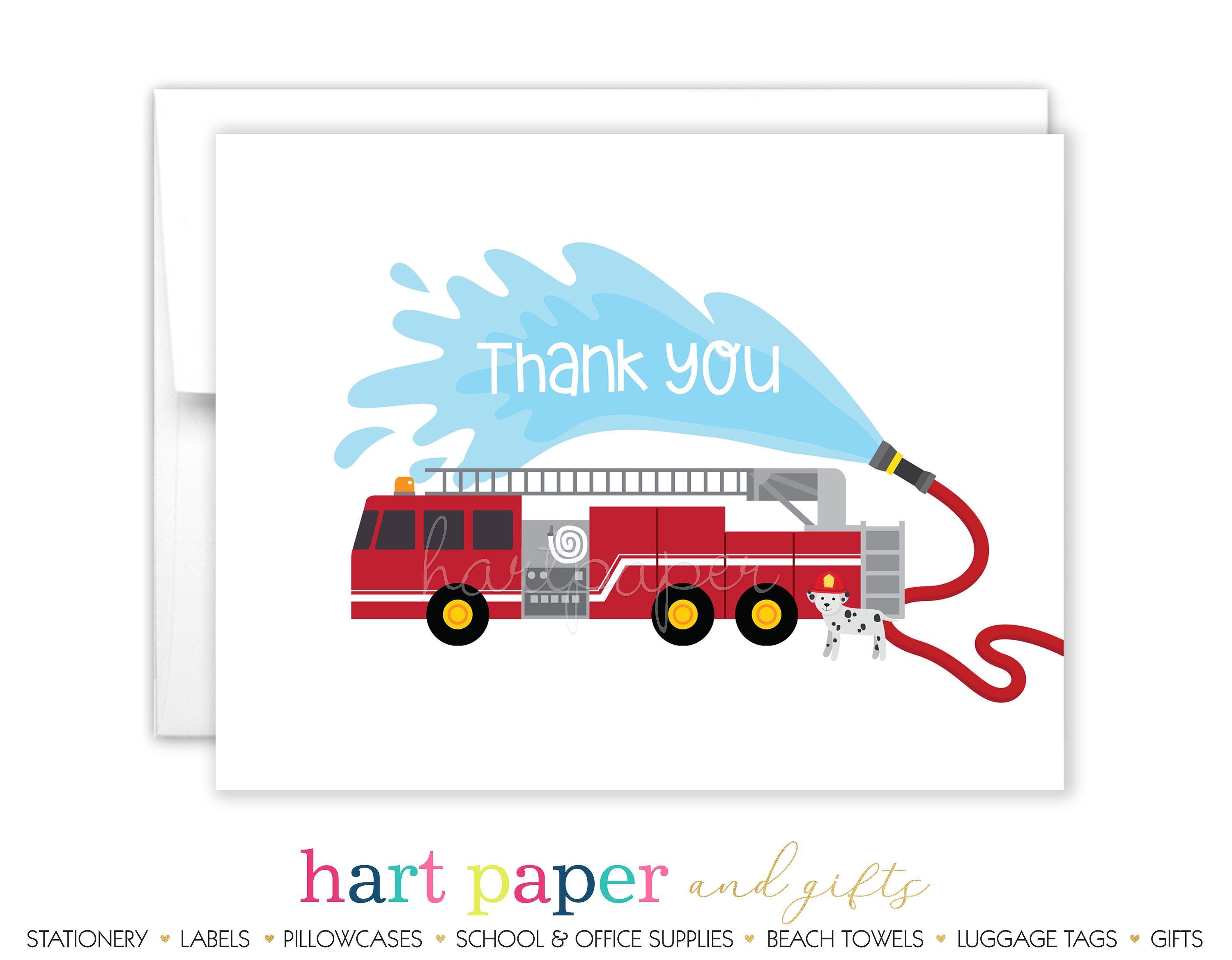 Fire Department Thank You Cards