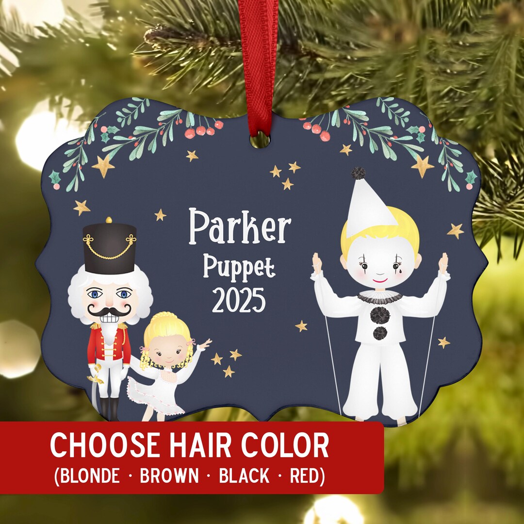 Nutcracker Clown Jester Polichinelle Mime Puppet Christmas Ornament ...