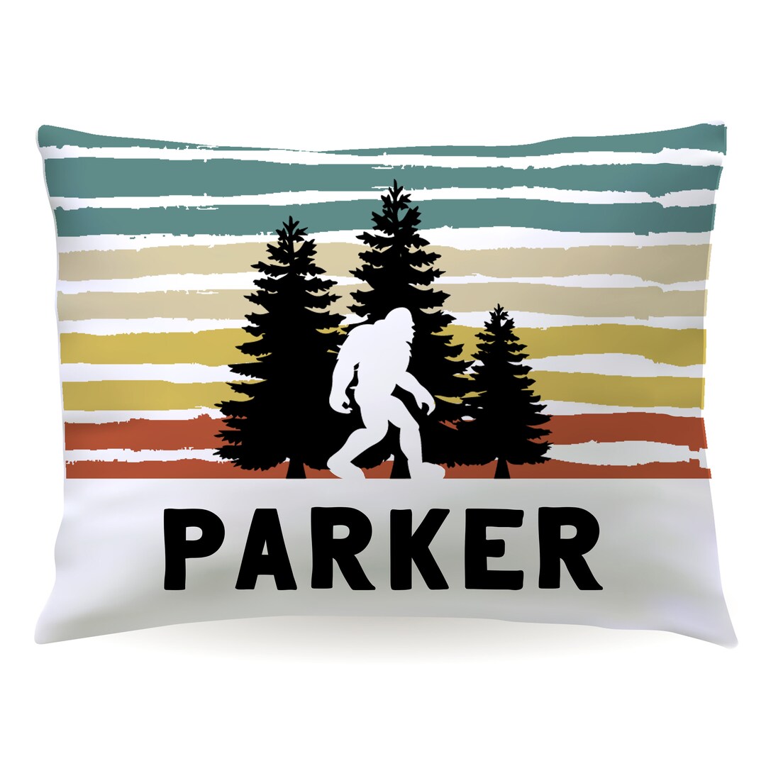 Personalized Bigfoot Pillowcase Big Foot Custom Pillow Case Cover 20x30 ...