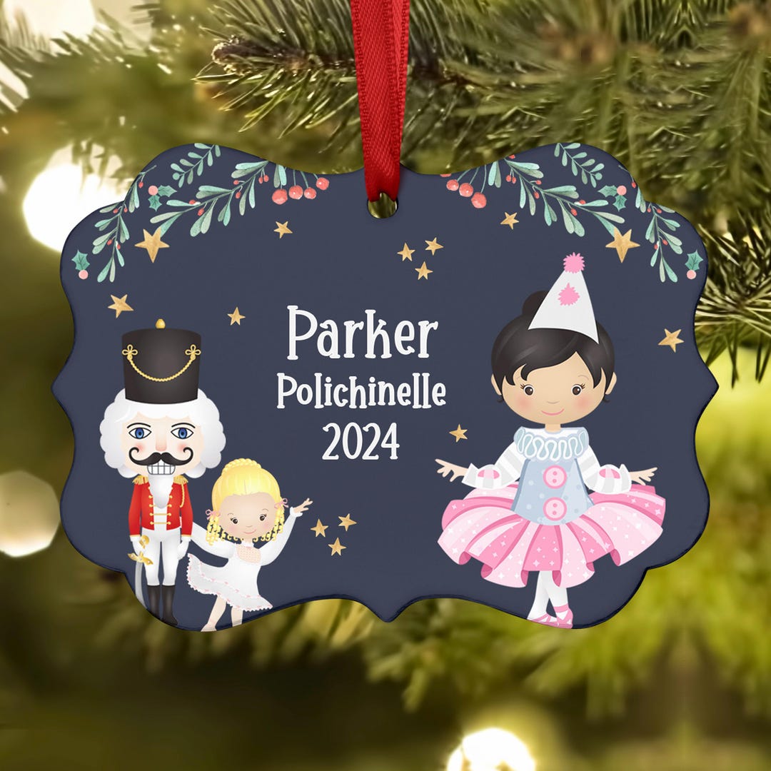 Nutcracker Polichinelle Ginger Columbine Bon Bon Christmas Ornament ...