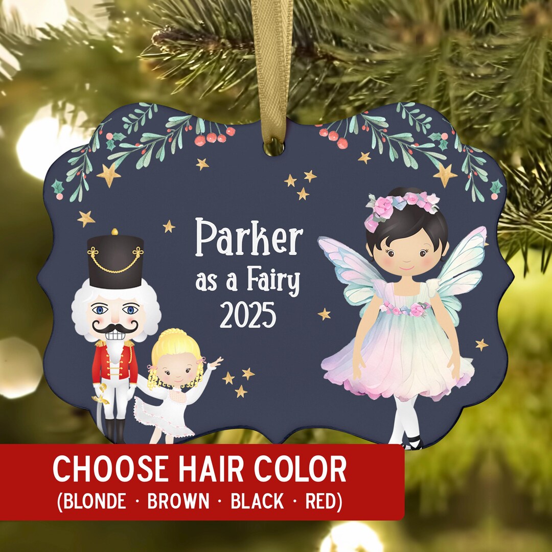 Nutcracker Sugar Plum Fairy Sprite Dream Dew Drop Christmas Ornament ...