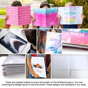 Create Your Own Custom Personalized Folder 2 Pocket Gift Monogram ...