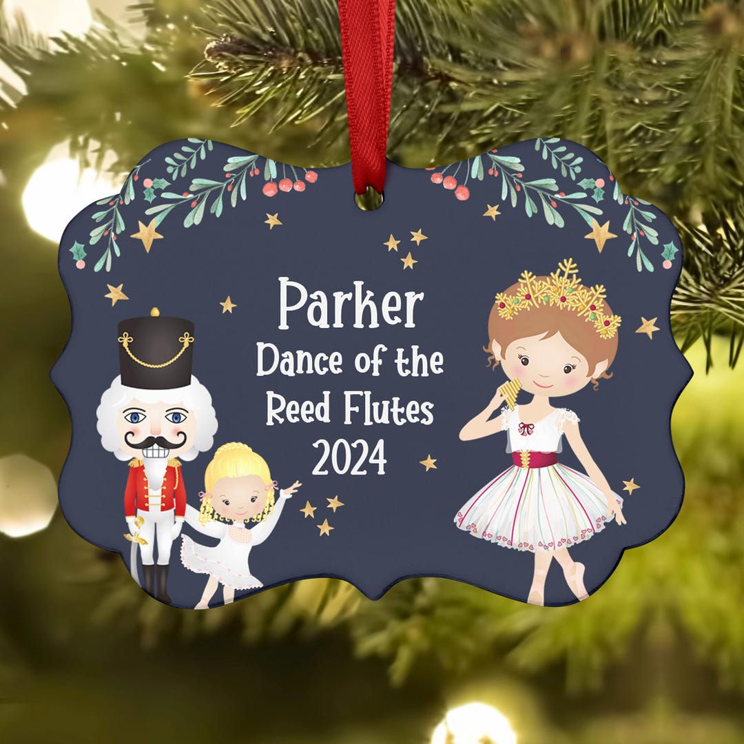 Nutcracker Dance Reed Flutes French Mirliton Christmas Ornament ...