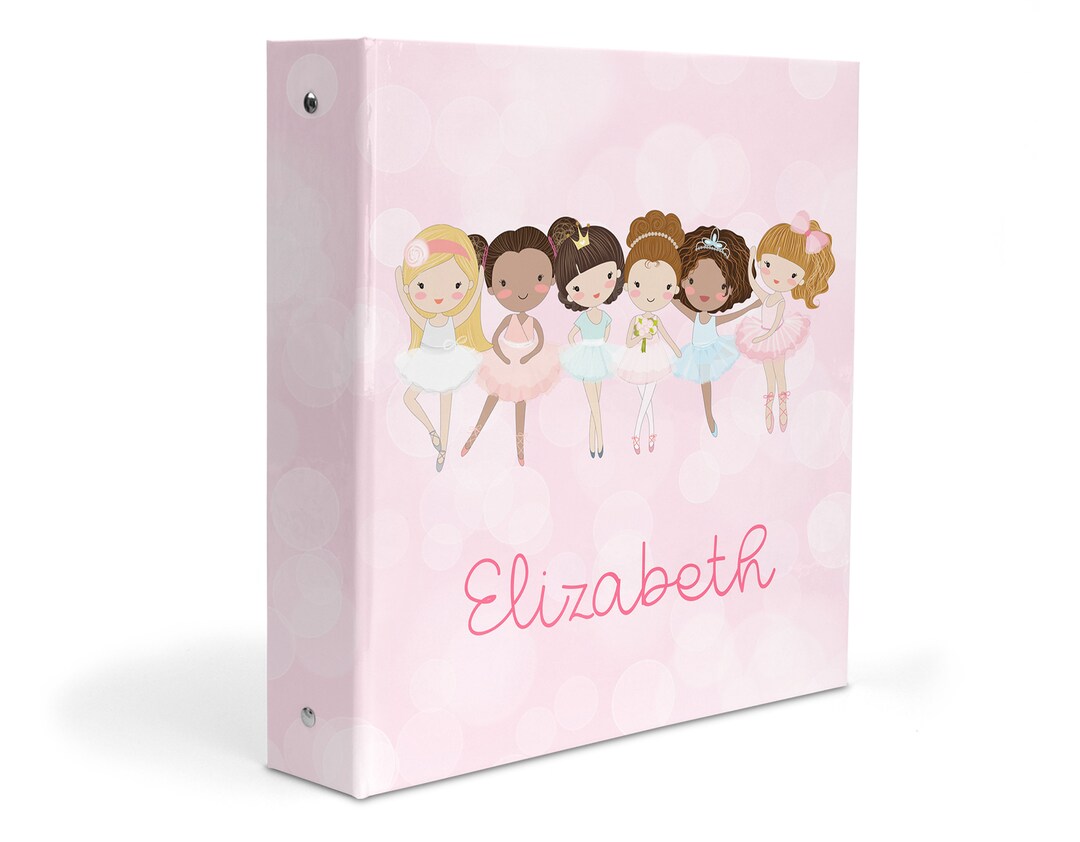 Ballerina Ballet Dance 3 Ring Binder 2 Personalized - Etsy