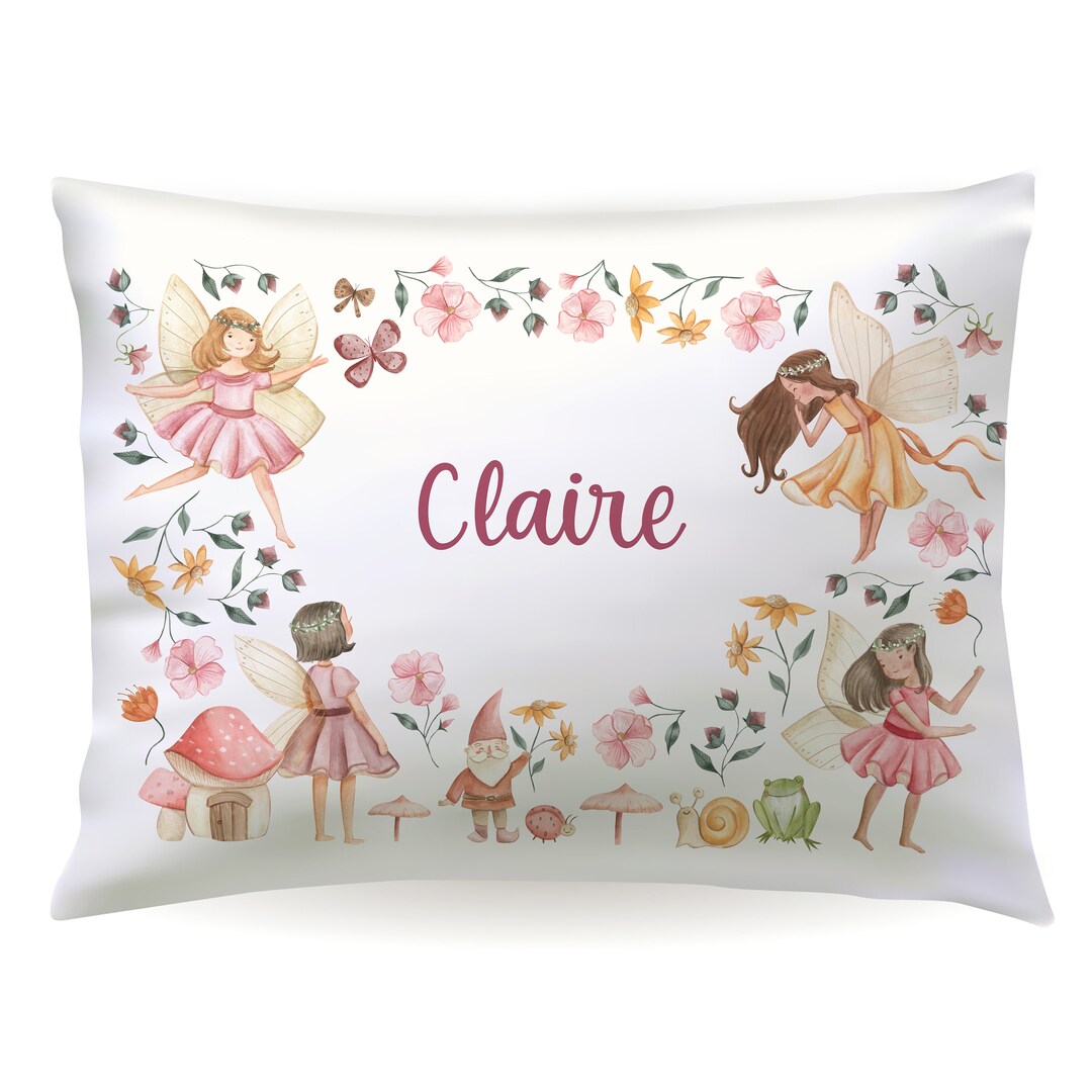 Personalized Fairy Fairies Pillowcase • Custom Pillow Case Cover 20x30 ...