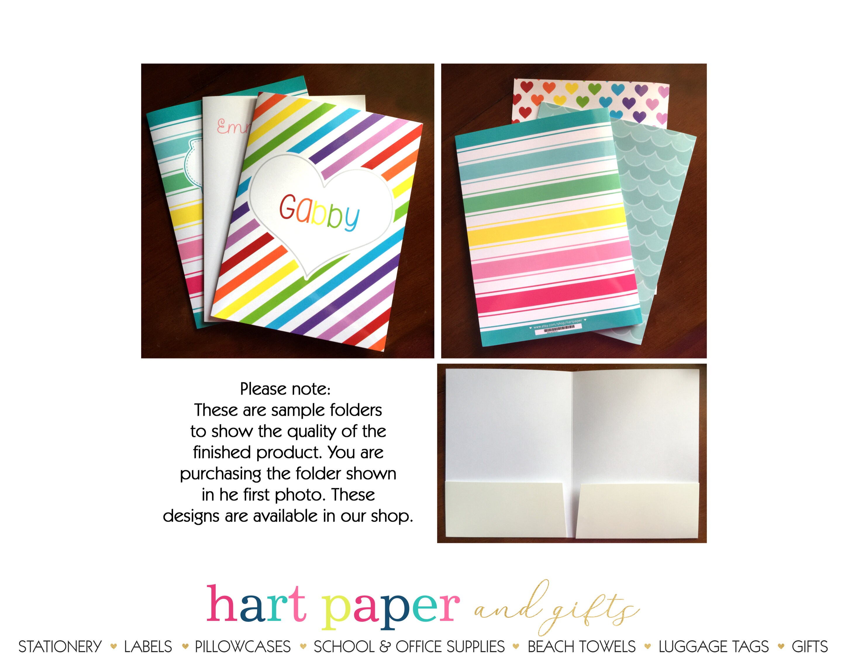 Ballerina Ballet Dance Personalized Folder 2 Pocket Back to - Etsy