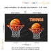 Basketball Sports Balls Personalized Notebook Sketchbook • Custom ...