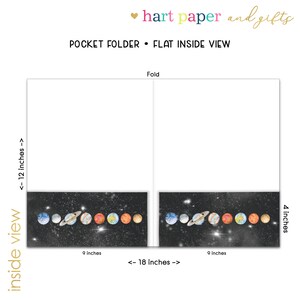 Planets Solar System Outer Space Personalized Folder 2 Pocket • Back to ...