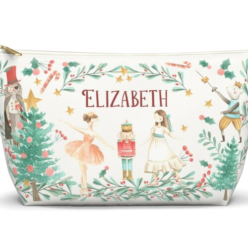 Personalized Nutcracker Dancer Bag Pouch Custom Makeup Travel - Etsy