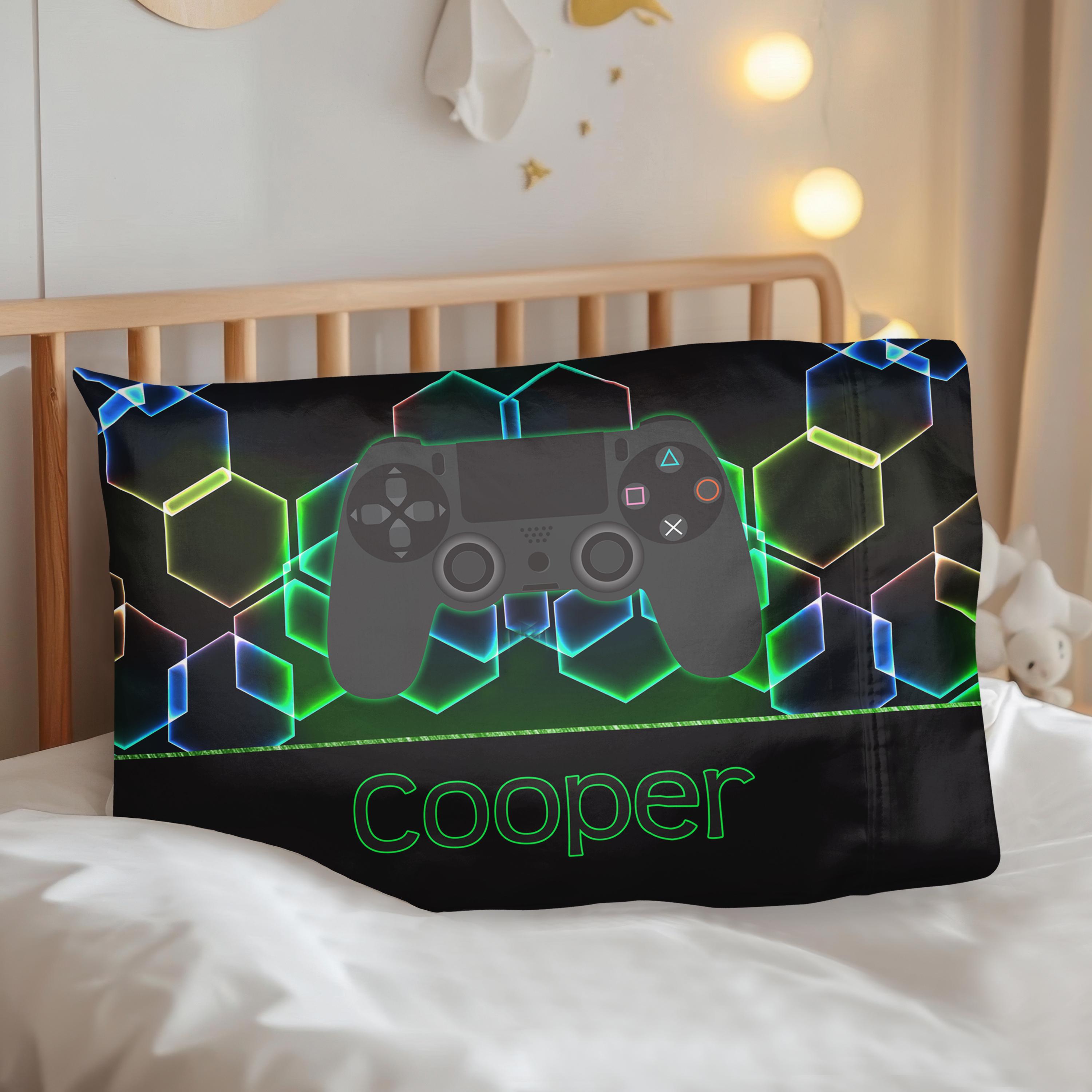 Personalized Video Game Gamer Pillowcase Custom Pillow Case Cover 20x30 ...