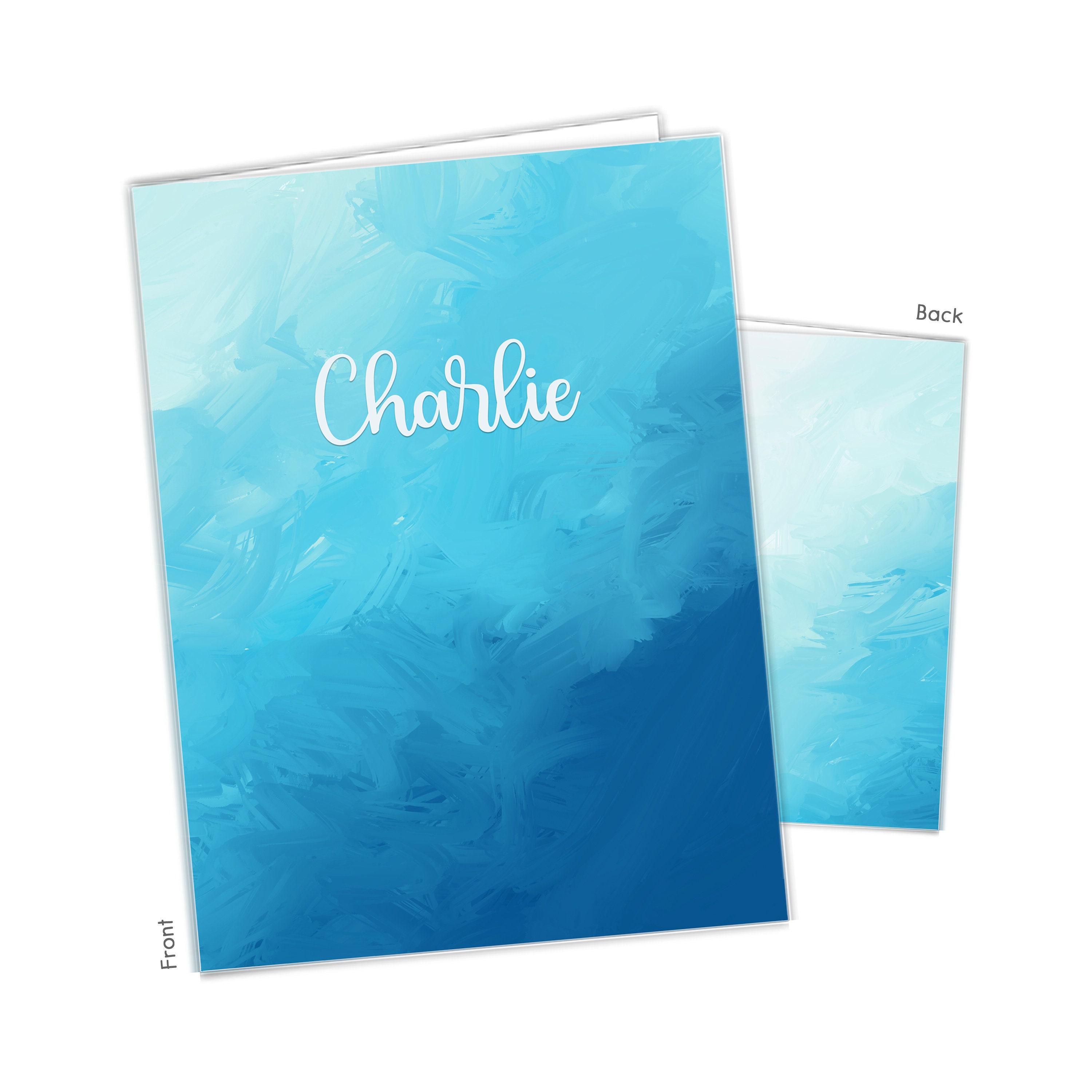 Blue School Folder