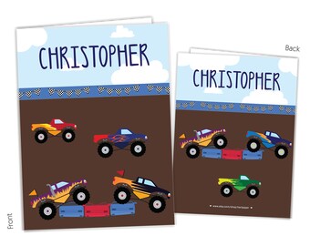 Monster Truck Folder - Etsy