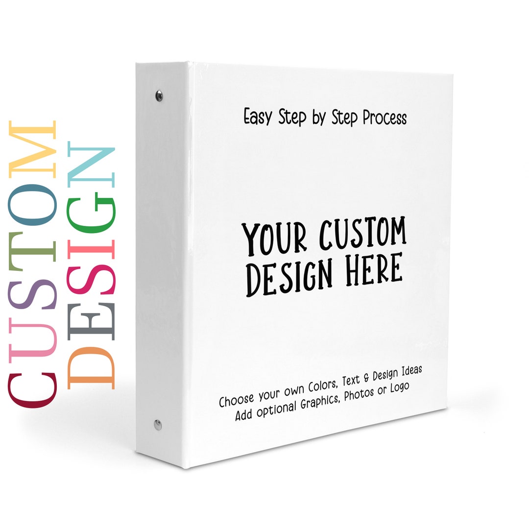 Create Your Own Custom 3 Ring Binder 2 Personalized Custom Gift Back to ...