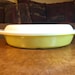 Pyrex Verde Green 12 Oval Covered Divided Vegetable Dish - Etsy