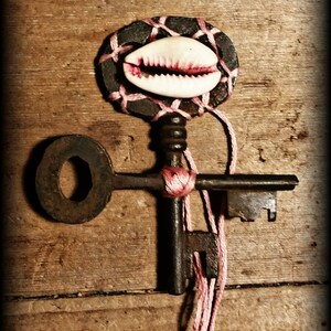 Skeleton Key Cross Amulet - Etsy