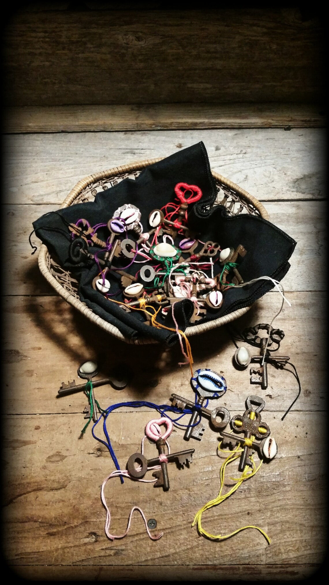 Skeleton Key Cross Amulet - Etsy