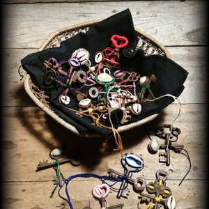 Skeleton Key Cross Amulet - Etsy