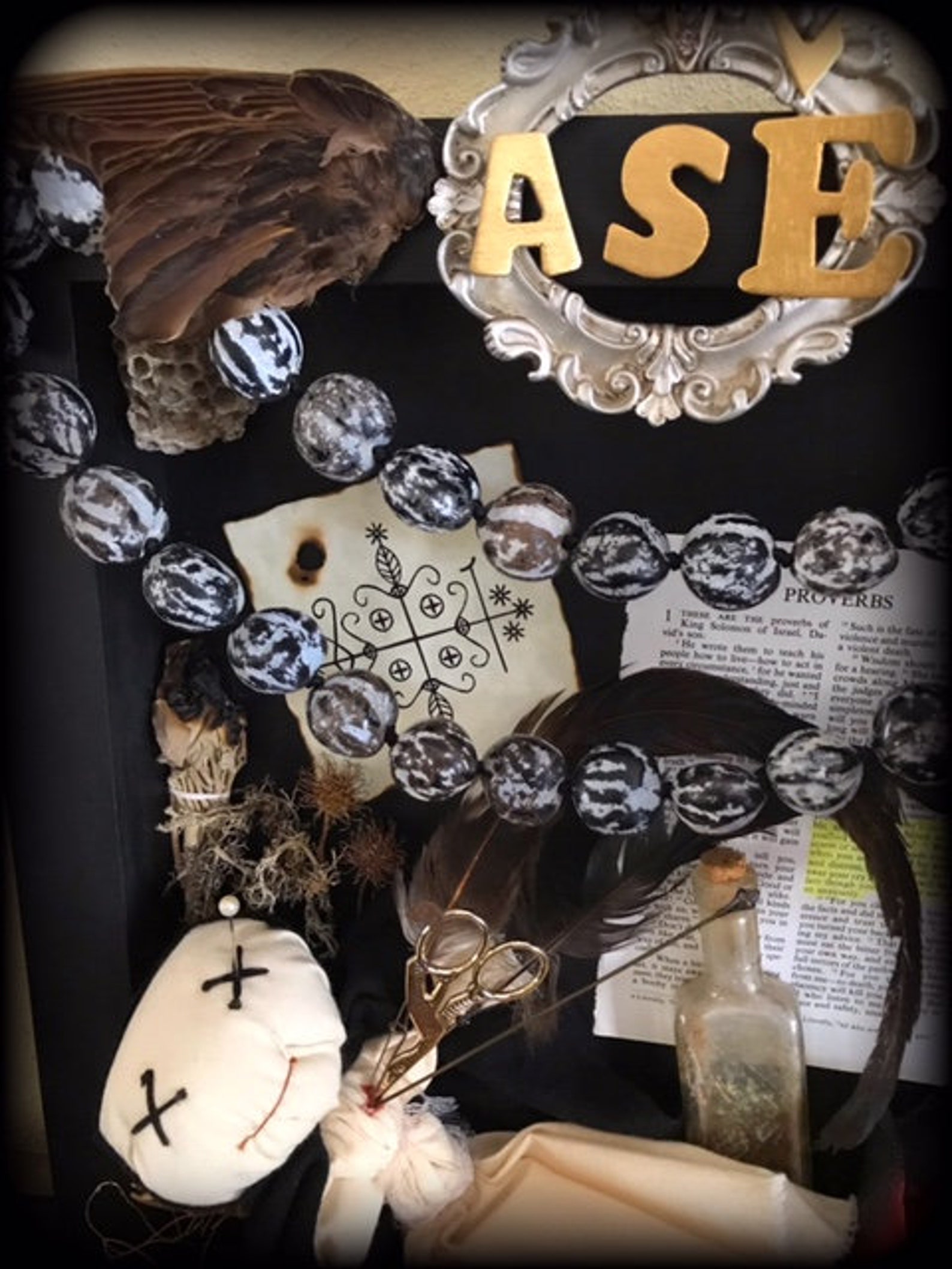 Ase Hoodoo/voodoo Frame - Etsy