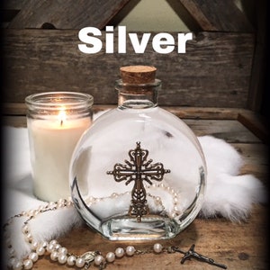 Blessed Holy Water With Ornate Cross - Etsy