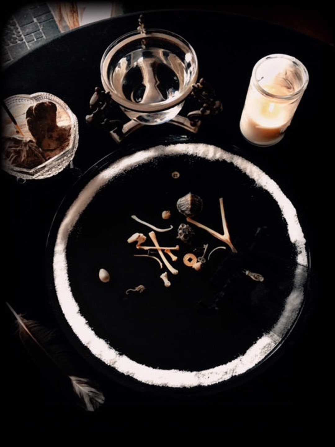 Osteomancy -the Dark Bone Throwing Divination Kit - Etsy