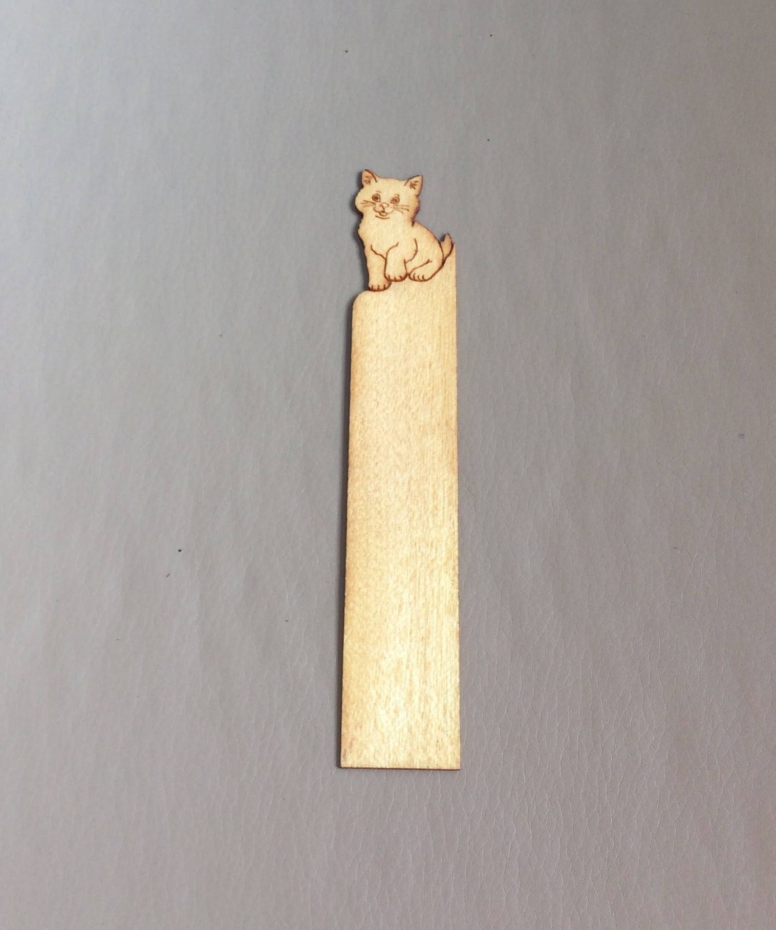 Kitten Bookmark Nifty Bookmark Wood Bookmark Custom Bookmark - Etsy