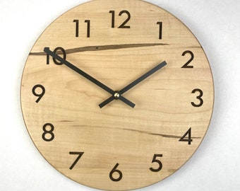 Maple Wall Clock | Etsy