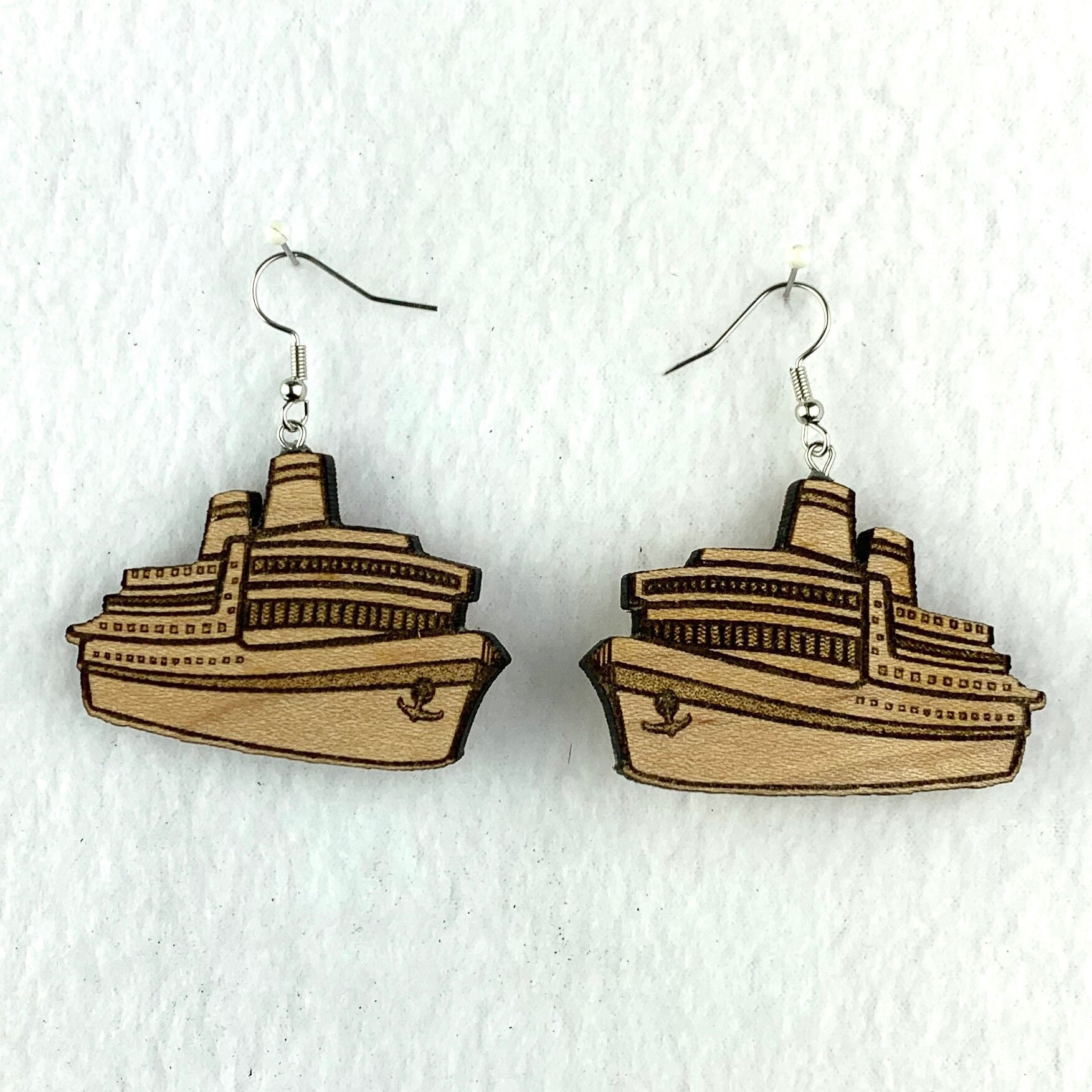 35mm Cruise ship earrings cruise ship jewelry cruising | Etsy