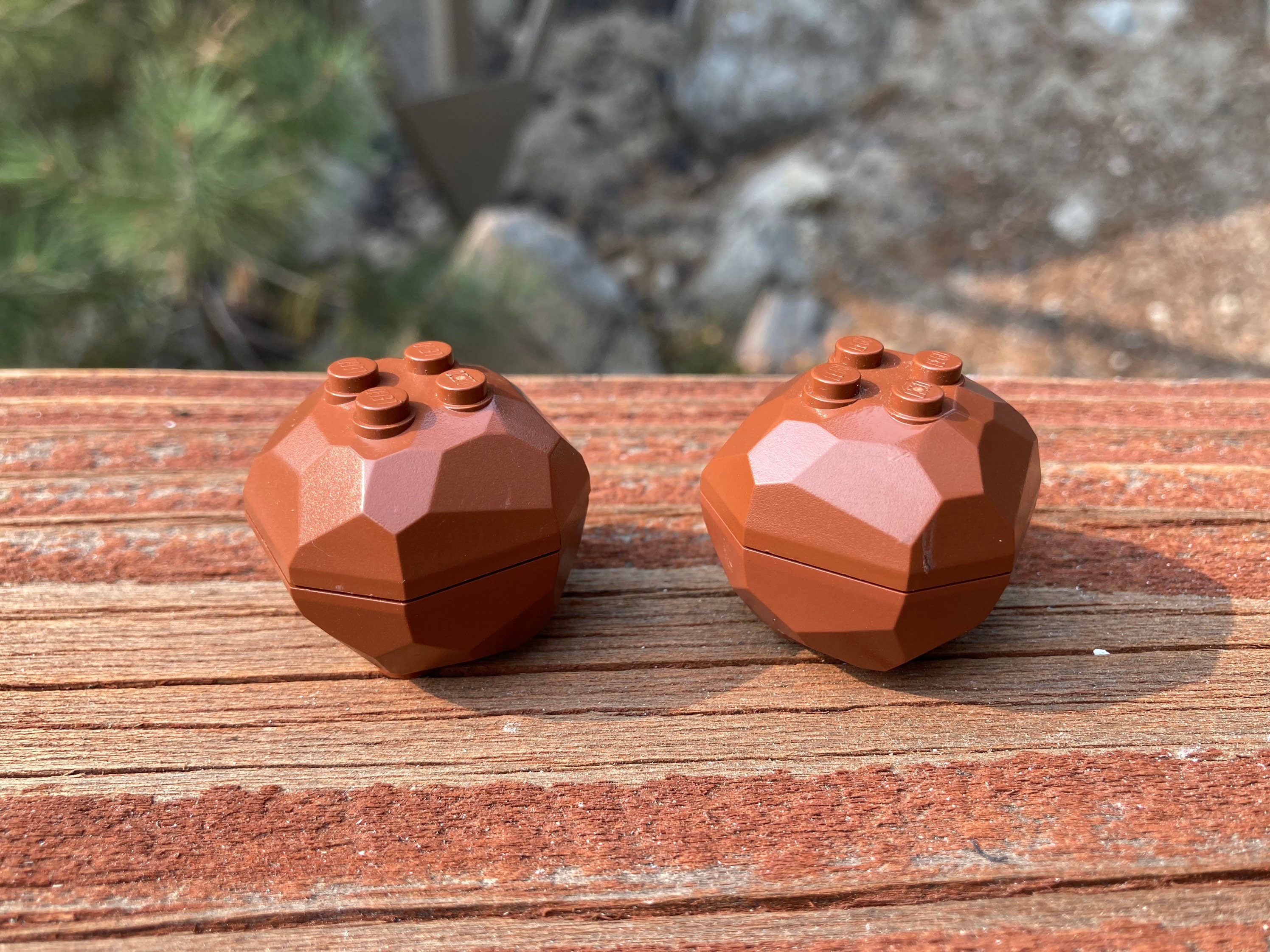 Rock Boulder, Same Color Top & Bottom, Set of 2 - Genuine Landscape ...