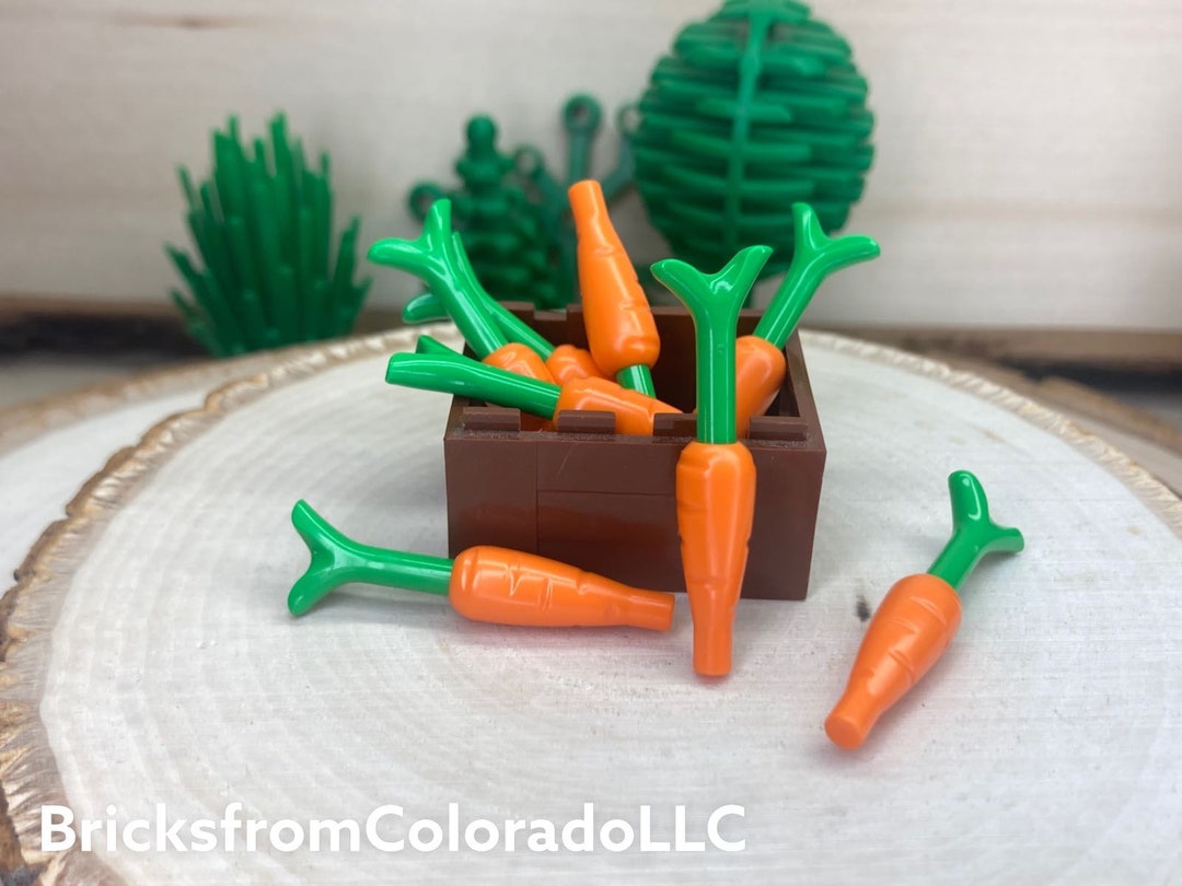 Crate of Carrots, 8 Pack Genuine LEGO® Accessory - Etsy