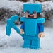 Steve Wearing Complete Diamond Armor Holding a Pickaxe or Sword MC ...