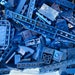 Dark Blue Bulk Lot of Blocks Parts & Pieces 1/2 Pound - Etsy