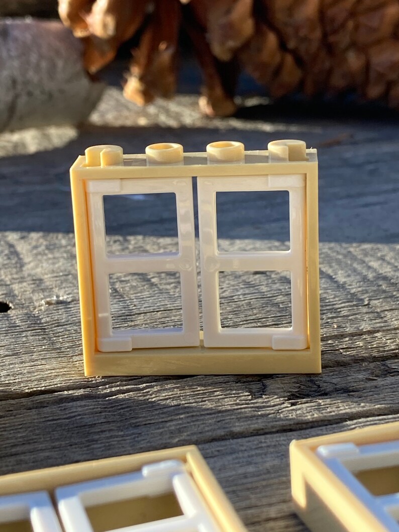 Tan Window Frame With White Shutters Pack of 5 Genuine - Etsy