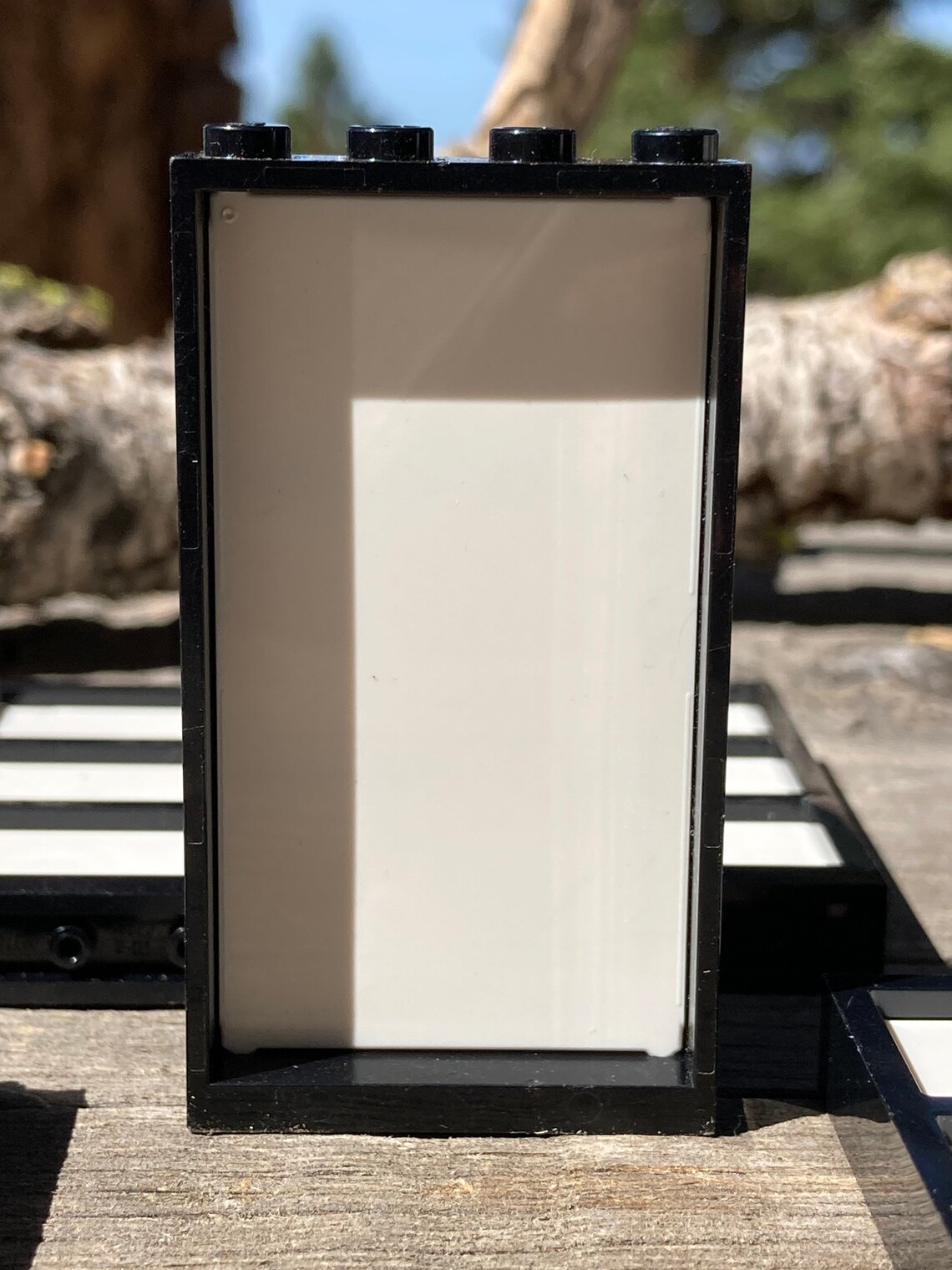 Black Window Frame With 3 Panes and White Glass, Lot of 5 - Genuine ...