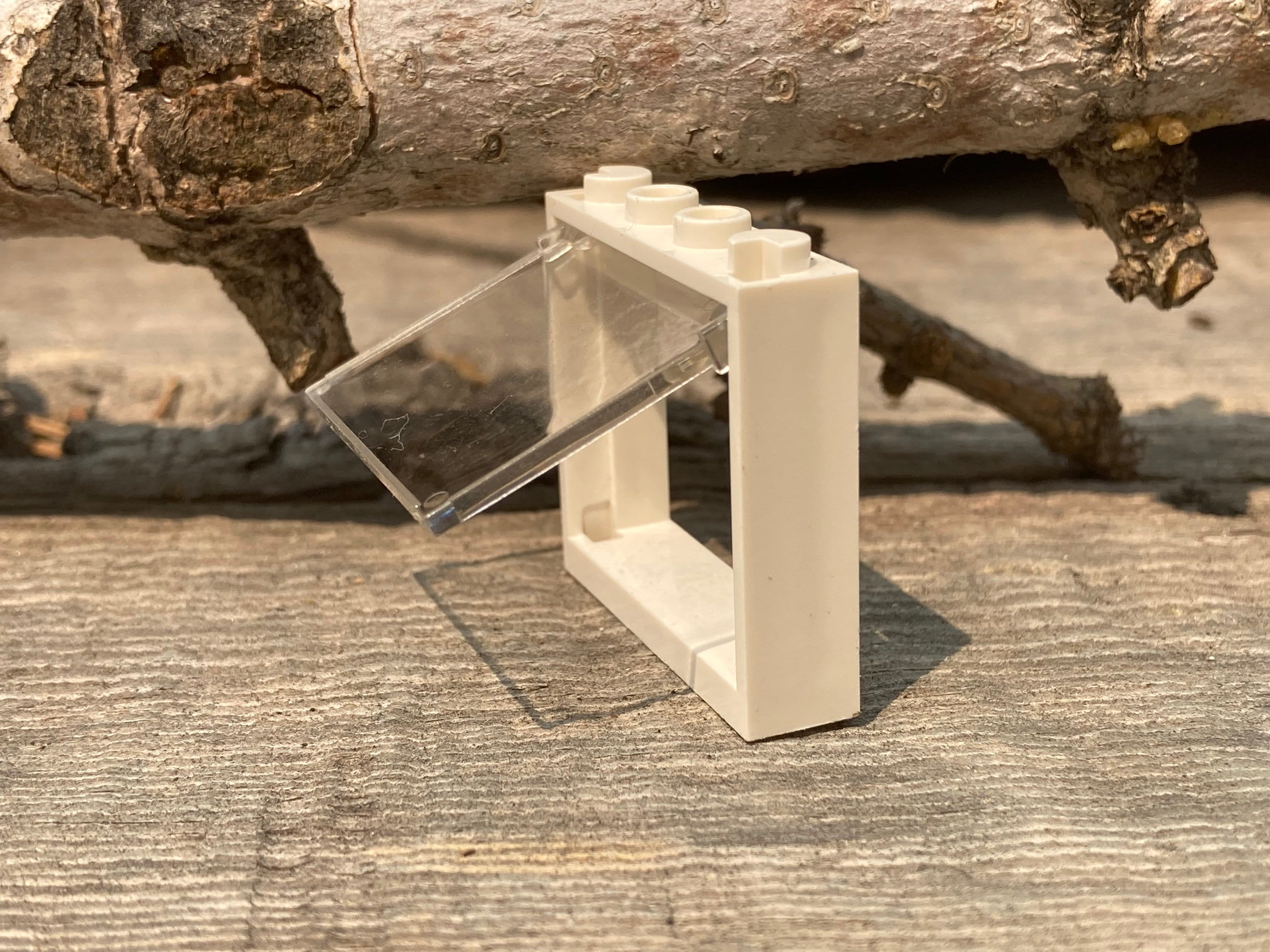 White Window Frame With Opening Glass Pane, Lot of 5 - Genuine LEGO ...