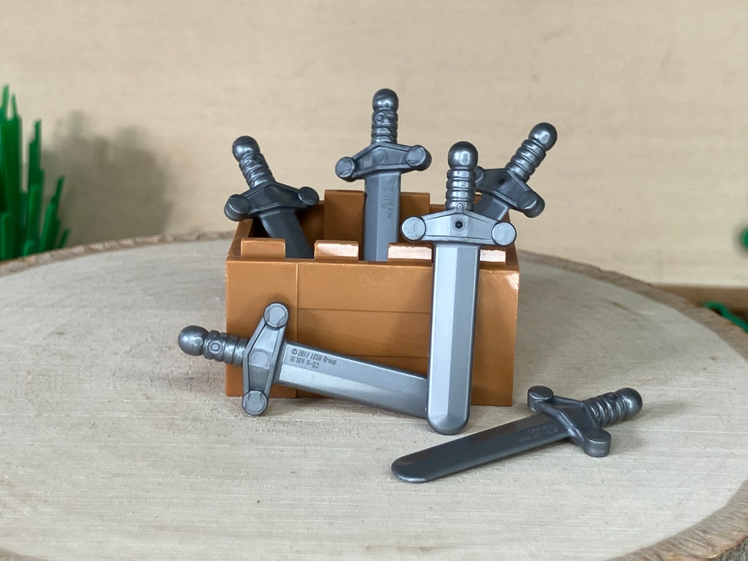Fancy Short Swords in a Crate, 6 Pack - Genuine LEGO® Accessory - Etsy