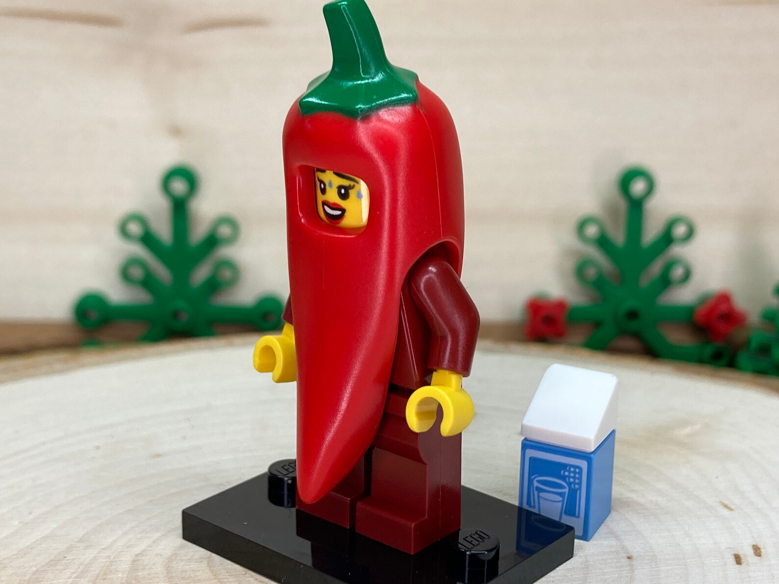 Chili Costume Fan Complete Set With Stand and Accessories - Etsy