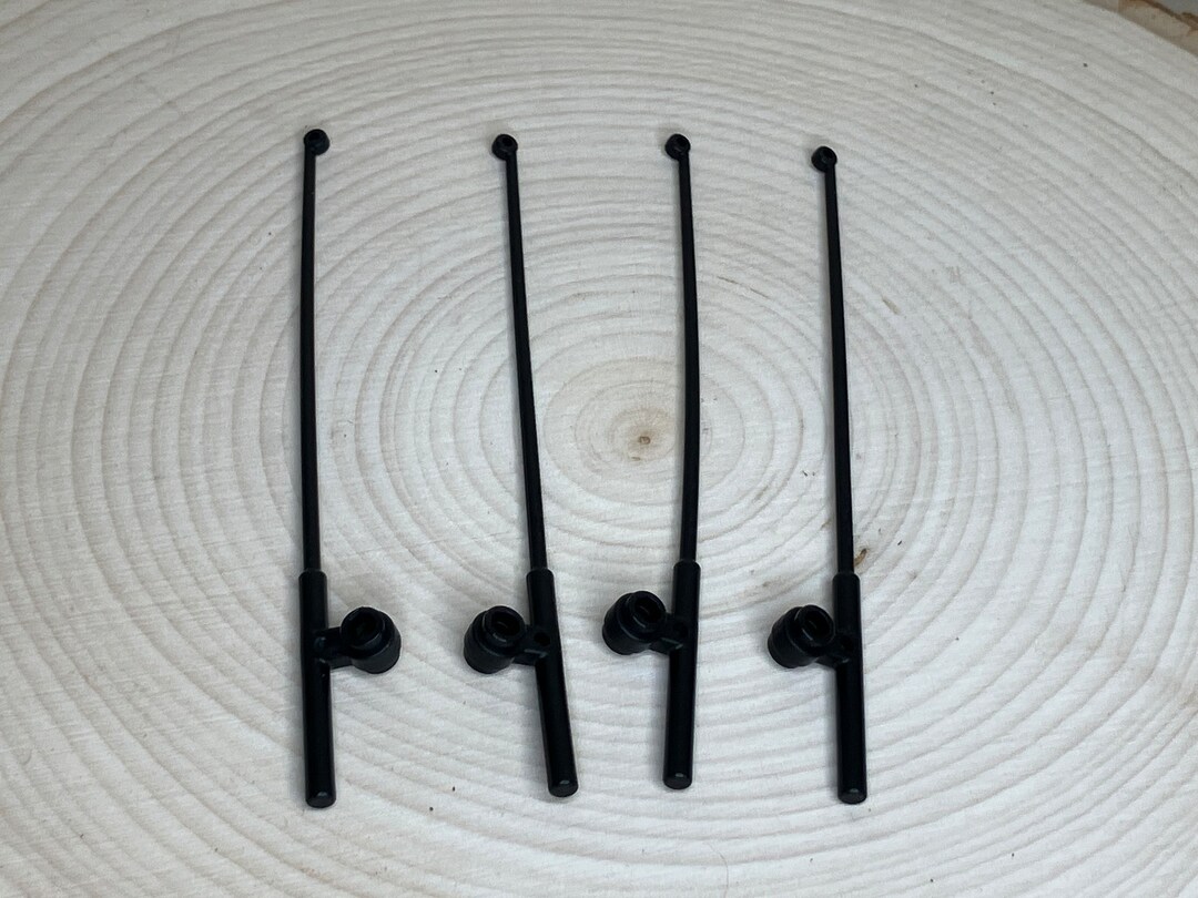 4-pack Black Fishing Poles - Genuine LEGO® Accessory - Etsy