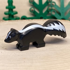 Black Skunk With White Markings Genuine LEGO® Animal - Etsy