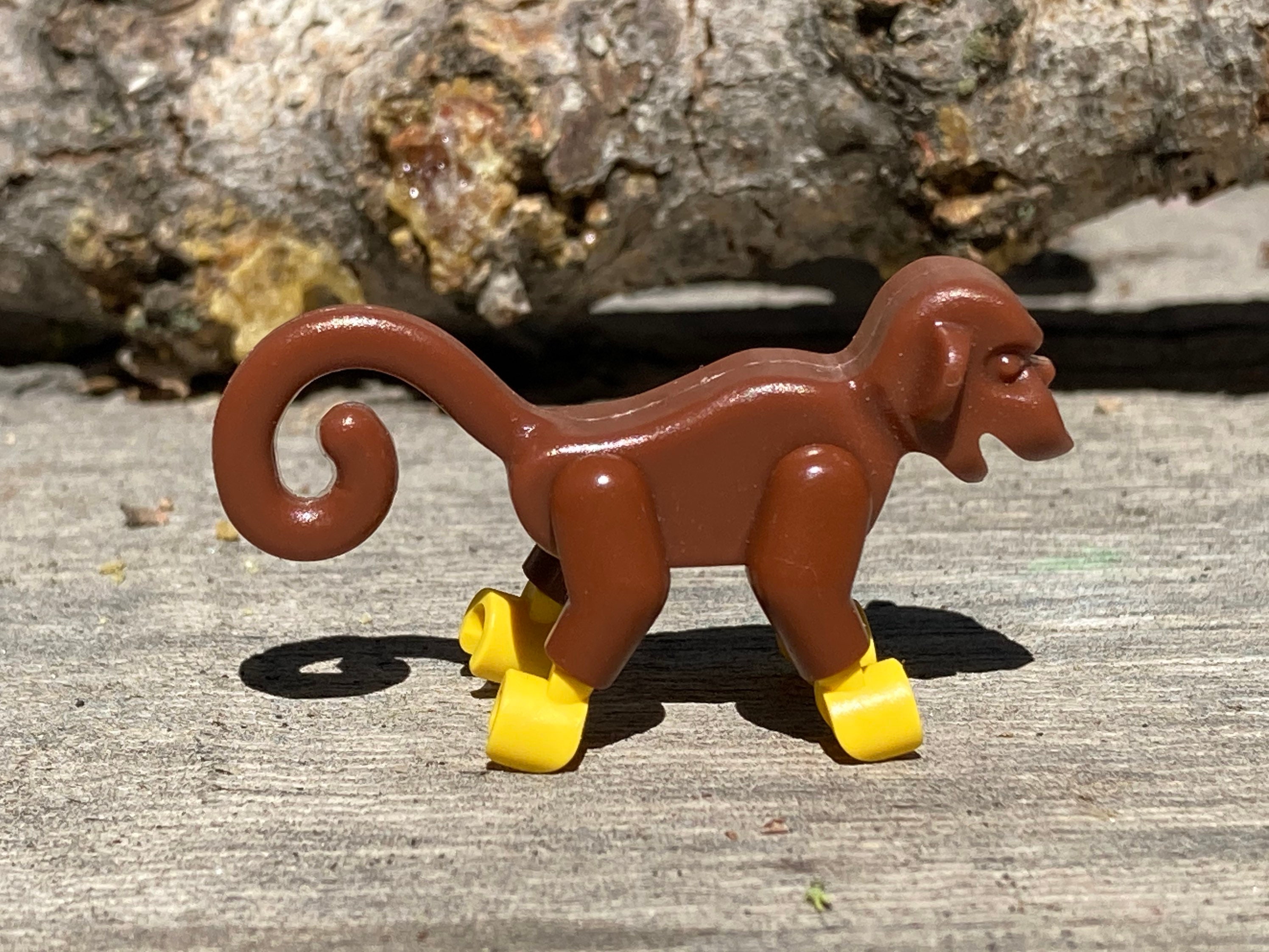 Reddish Brown Monkey With Yellow Hands and Feet Genuine - Etsy UK