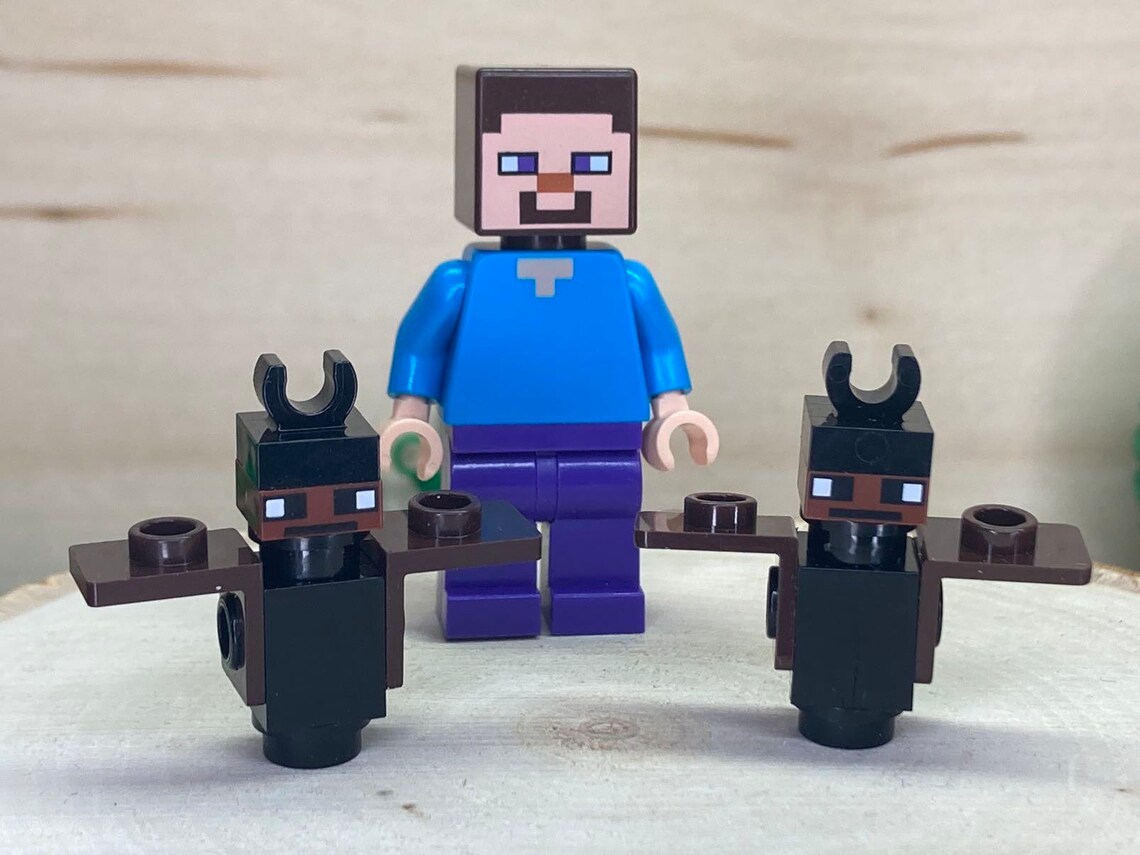 Minecraft Bats, Set of 2 - MC, Genuine LEGO® Animal - Etsy
