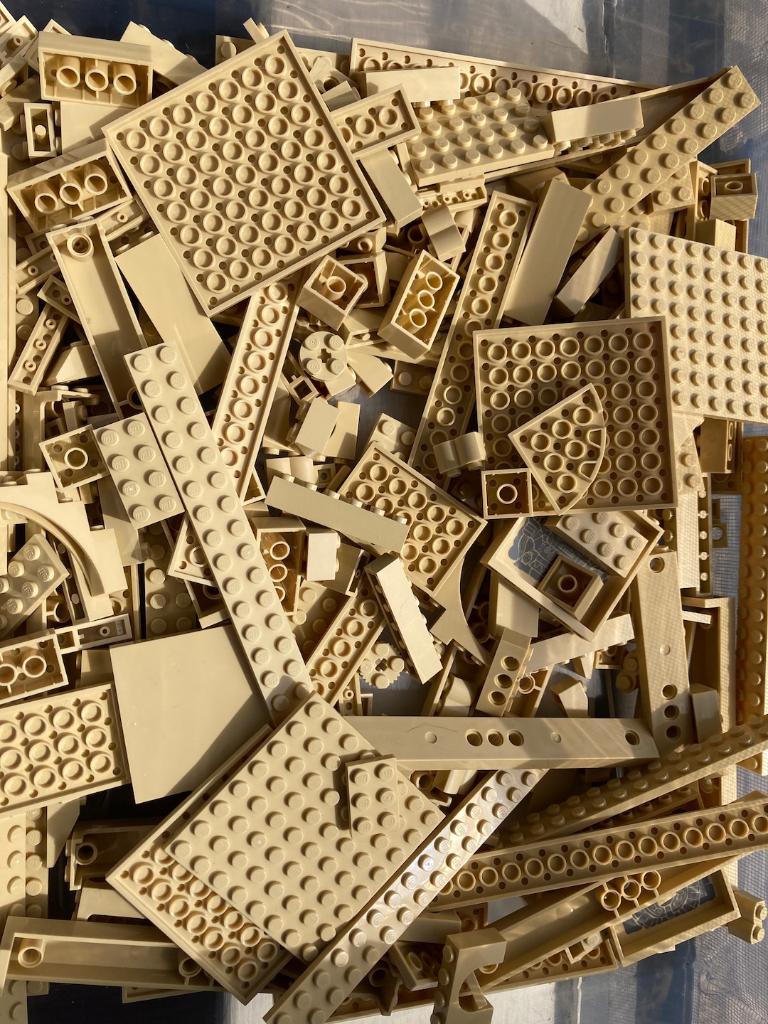 Tan LEGO® Bulk Lot – 1/2 Pound of Genuine LEGO® Bricks, Parts & Pieces ...