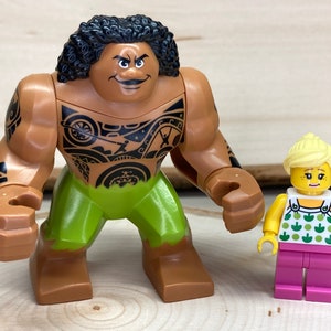 Maui - Disney: Moana, Genuine LEGO® Minifigure - Etsy