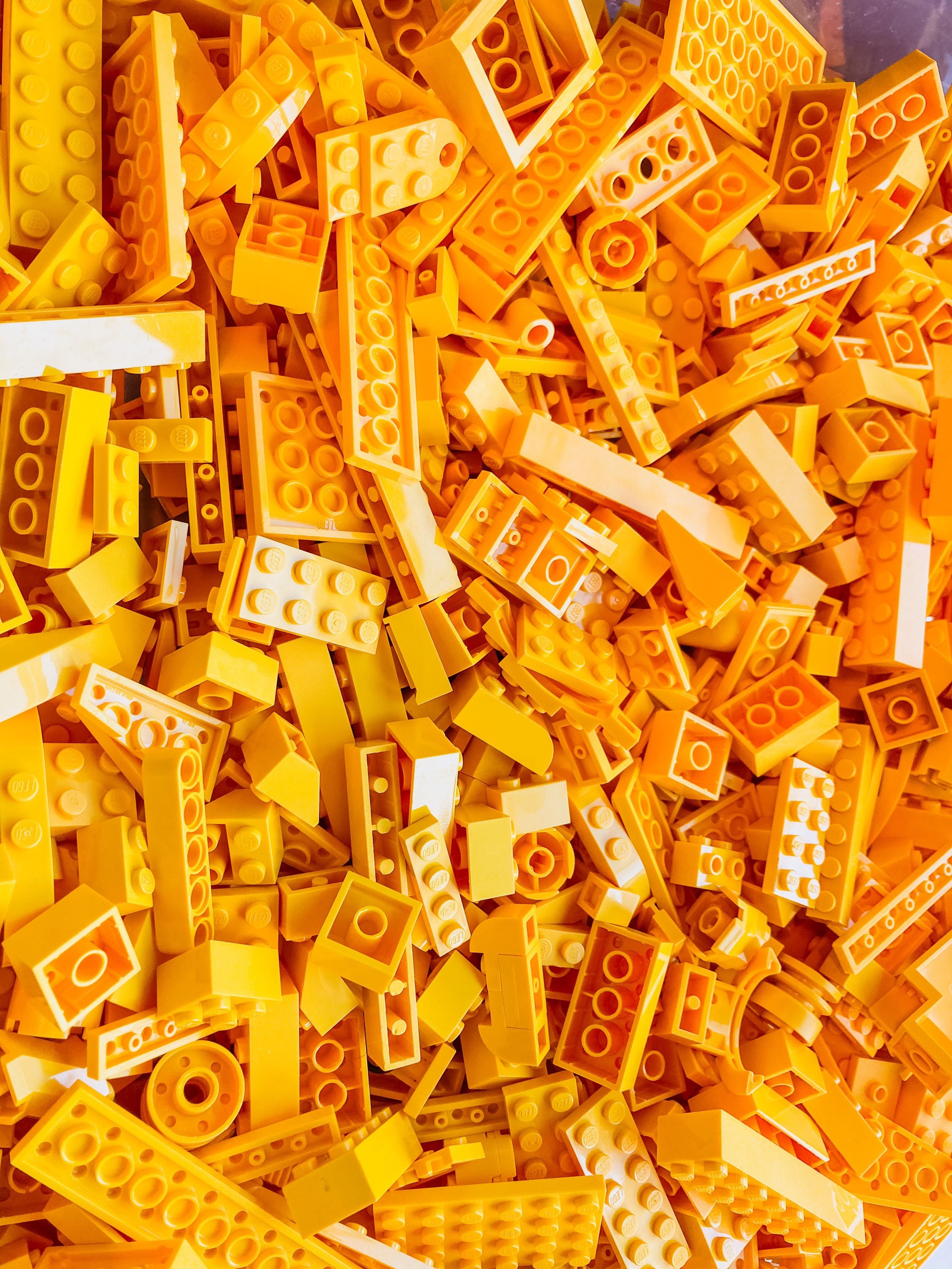 Yellow Lego Background