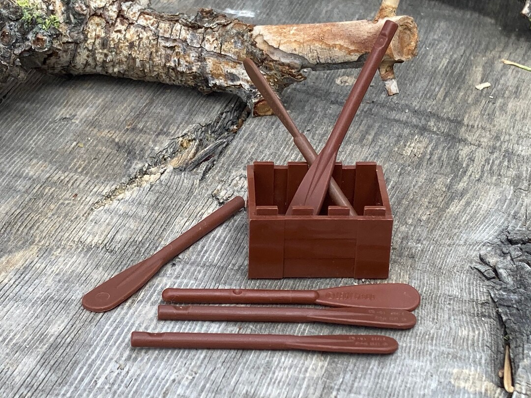 Crate of Oars / Paddles, 6 Pack - Genuine LEGO® Accessory - Etsy