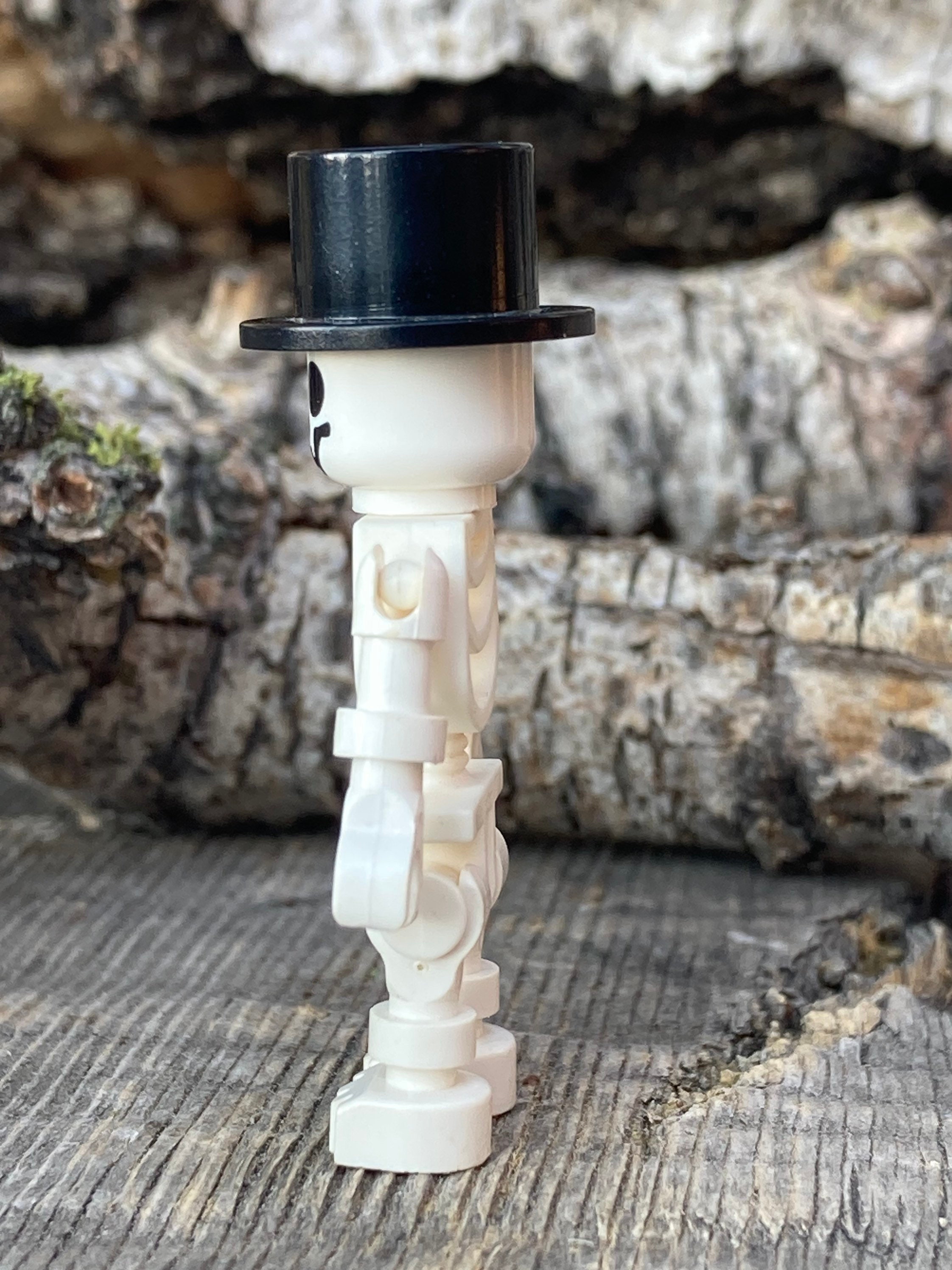 Skeleton Wearing a Black Top Hat - Genuine LEGO® Minifigure - Etsy