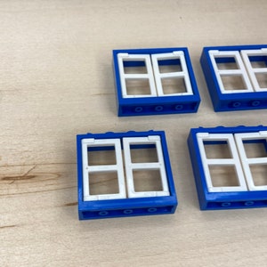 Blue Window Frame With White Shutters, Pack of 5 Genuine LEGO ...