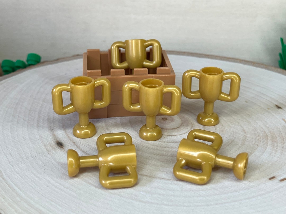 Pearl Gold Trophy Cup, 6 Pack Genuine LEGO® Accessory - Etsy