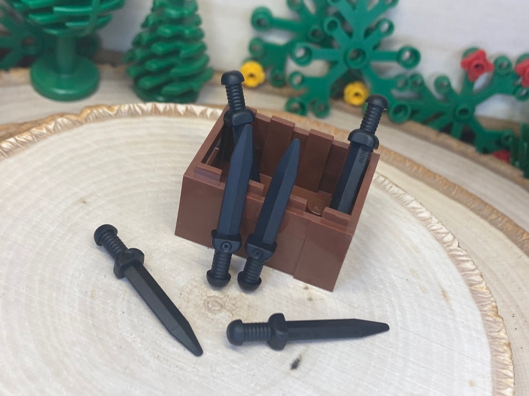 Roman Gladius Short Swords in a Crate, Multiple Colors, 6 Pack ...