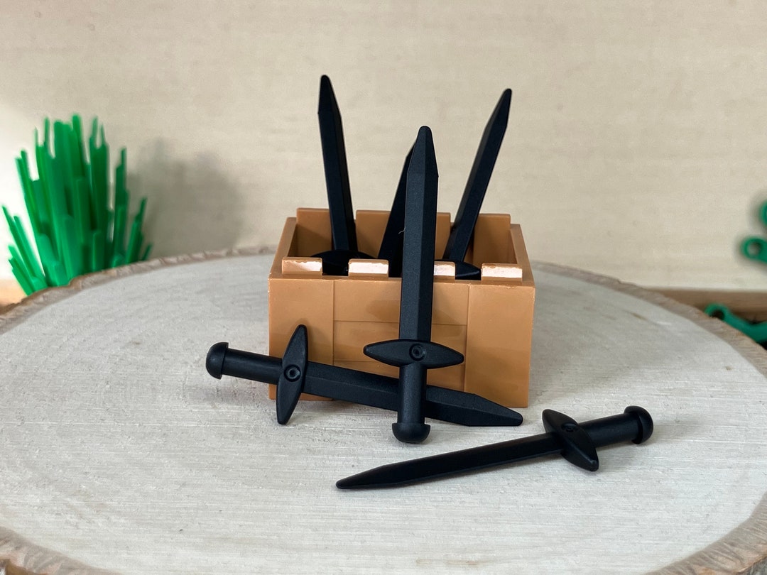 Fancy Long Swords in a Crate 6 Pack Genuine LEGO® Accessory - Etsy